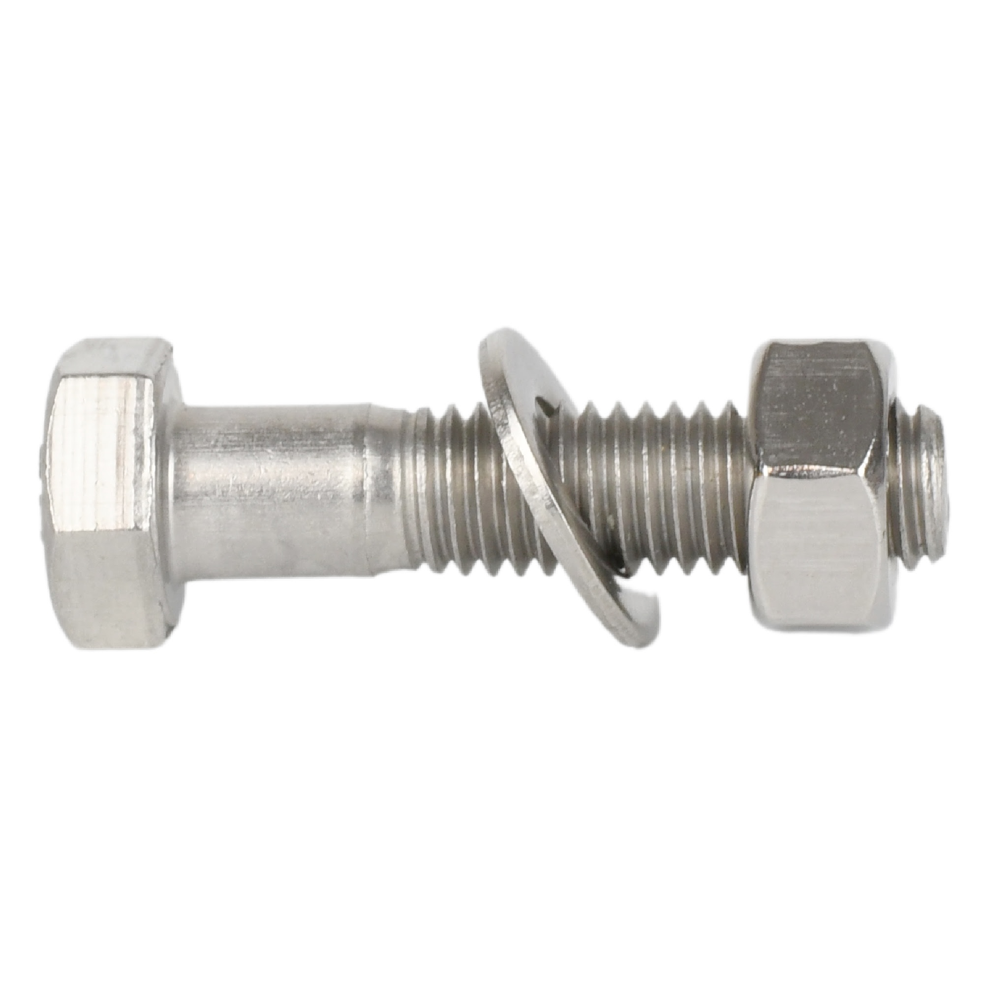 M5 M6 M8 Hex Head Bolts Hexagon Bolt With Hex Nuts & Washers Stainless ...